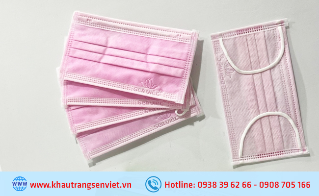 Khẩu Trang Y Tế 4 Lớp - 5G Mask Hồng